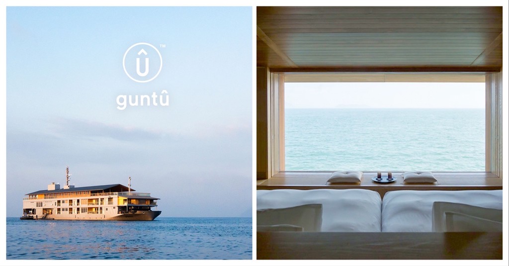 水上漂浮飯店 Guntu，將會帶你遨遊美麗的日本瀨戶內海 - EVERYDAY OBJECT