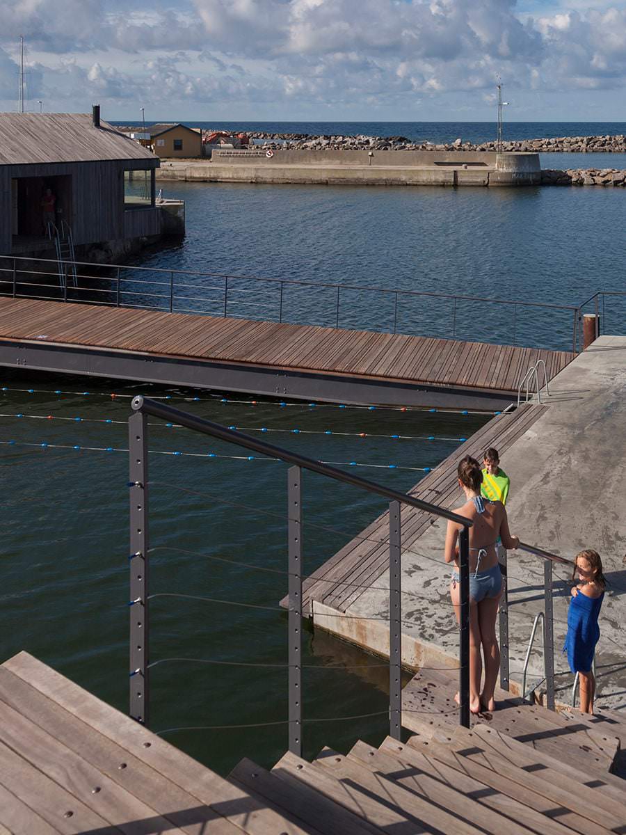 在落日餘暉的港口跳水－丹麥 Hasle Harbour Bath - EVERYDAY OBJECT