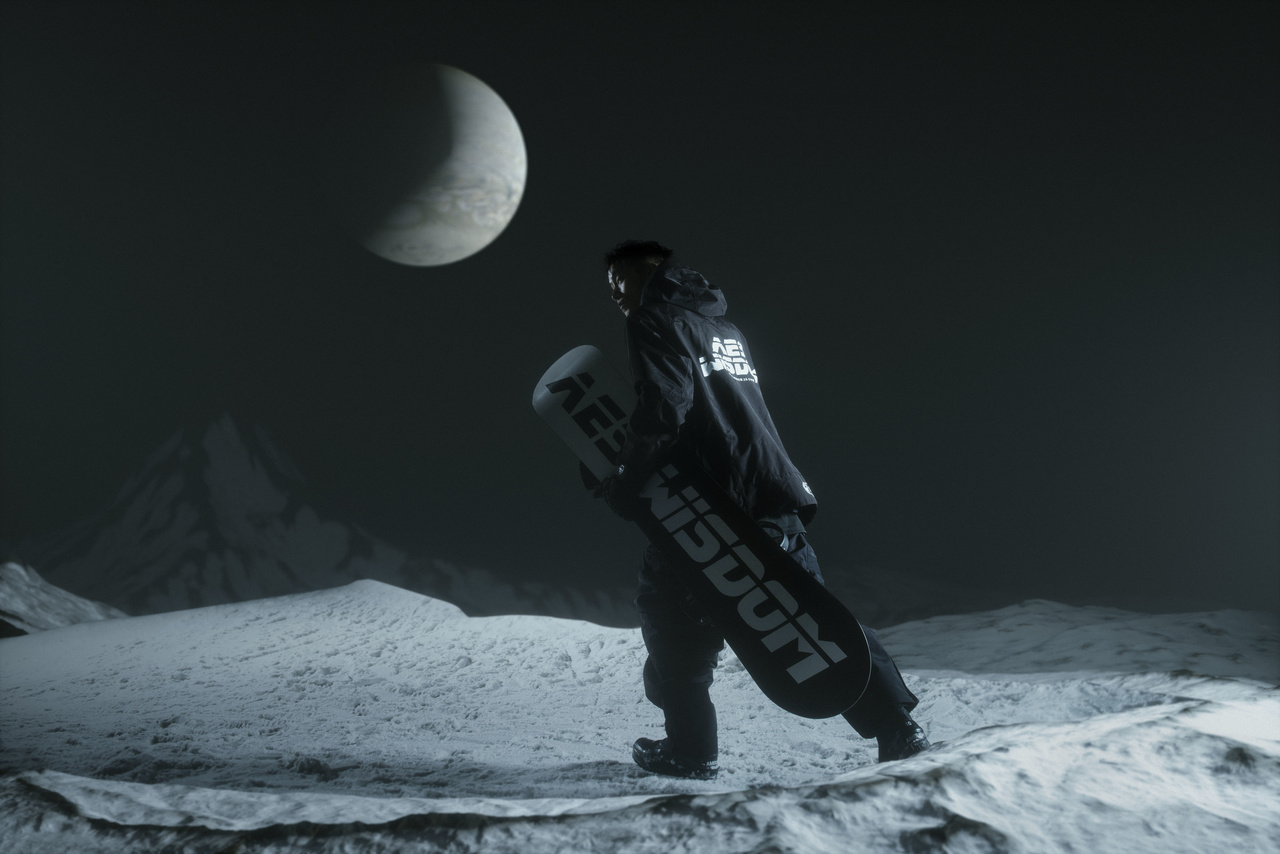 《INTERSTELLAR SNOWBOARDING with Alien》－WISDOM X ALIEN EVOLUTION STUDIO ...