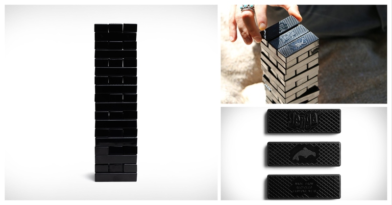 將廢棄漁網化為好看的「黑色疊疊樂」 - Bureo 推出 Jenga Ocean，一款由「垃圾」製成的疊疊樂 - EVERYDAY OBJECT