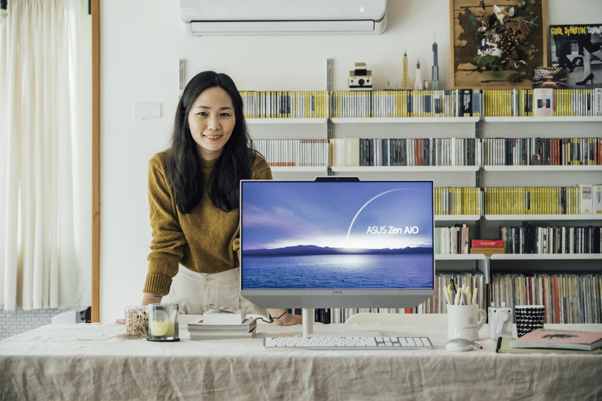 桌機美學的解決之道 – ASUS Zen AiO 24與EO副總編 Miffy 的質感居家時光 - EVERYDAY OBJECT