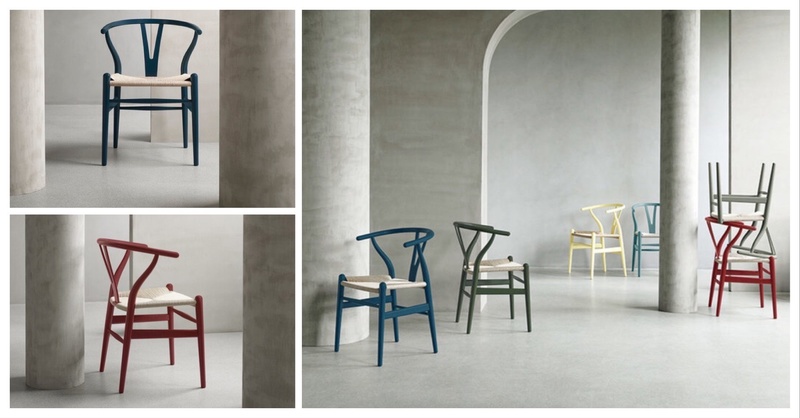 大家都很熟悉的 Y Chair 將推出全新的色彩 – 注入活力於古典又經典的 CH24 Wishbone 單椅