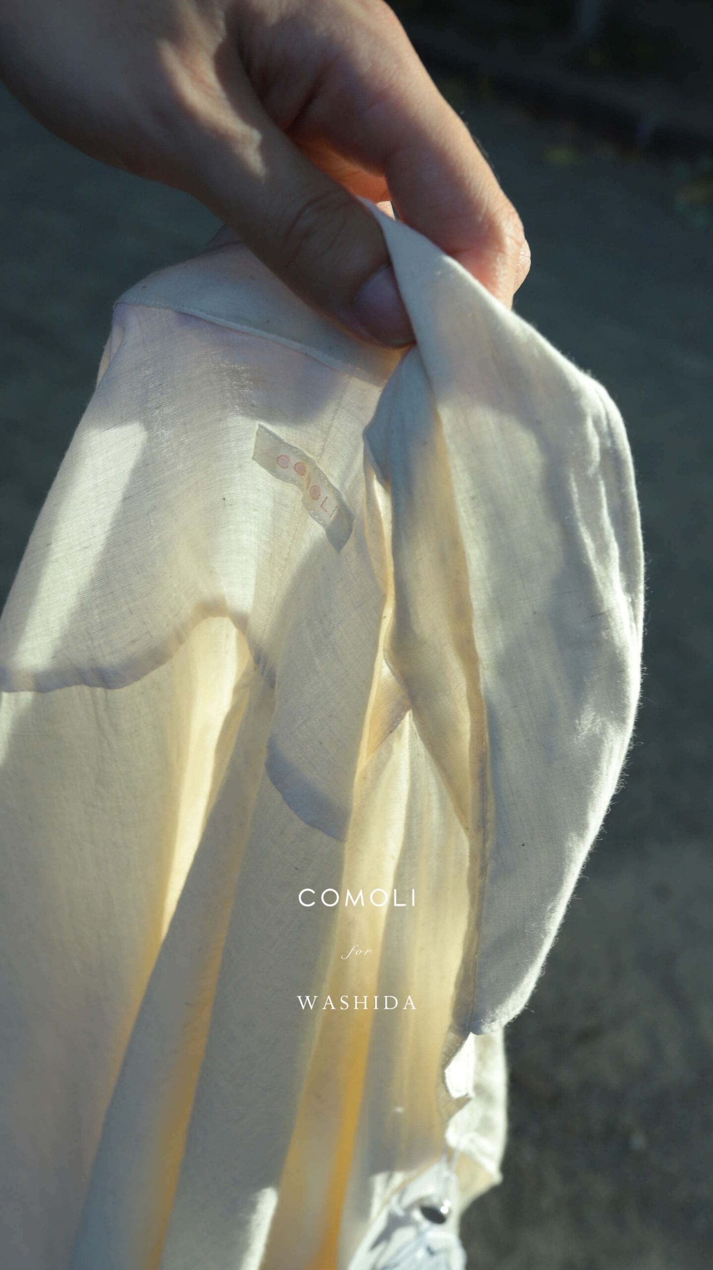 WASHIDA 16週年攜手日本人氣品牌COMOLI推出Muslin COMOLI Shirt for WASHIDA - EVERYDAY OBJECT