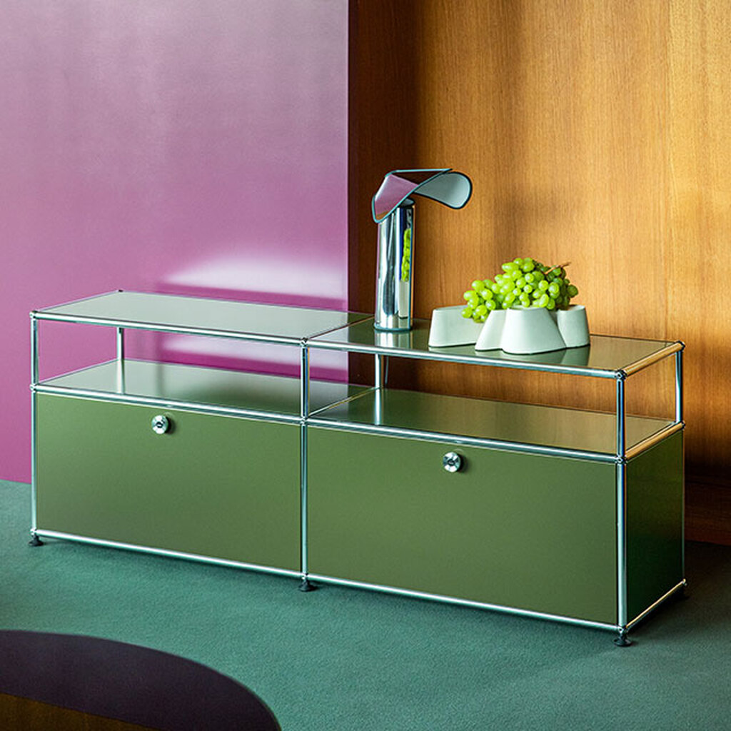 「極簡USM haller 系統層架推出Olive Green 橄欖綠新色！」無畏時間流逝，依舊如此完美的融入居家設計 - EVERYDAY ...