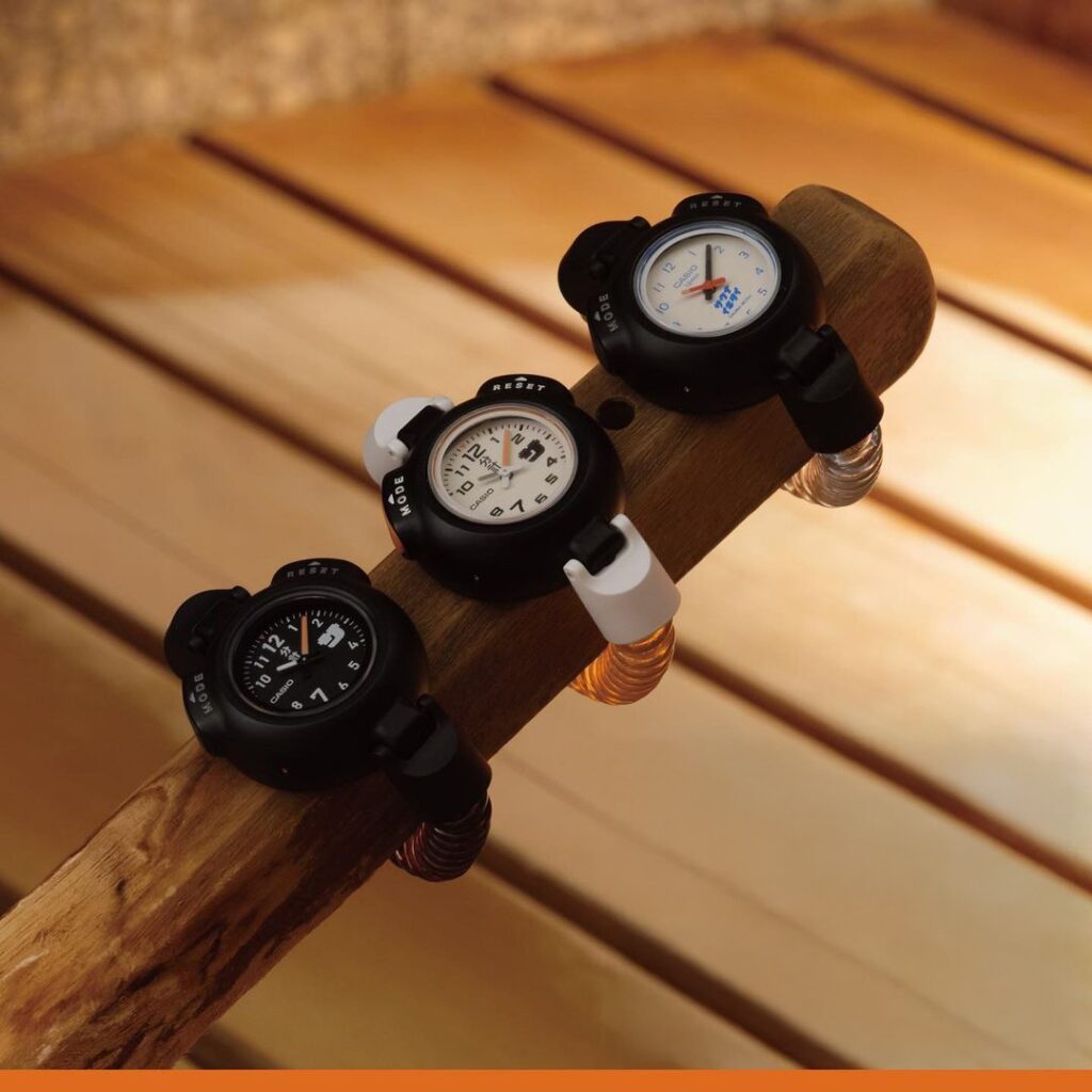 「Casio推出桑拿專用錶了！」親切儲物櫃匙造型、獨特 12 分鐘計時功能，讓桑拿、休息時間一目了然 - EVERYDAY OBJECT